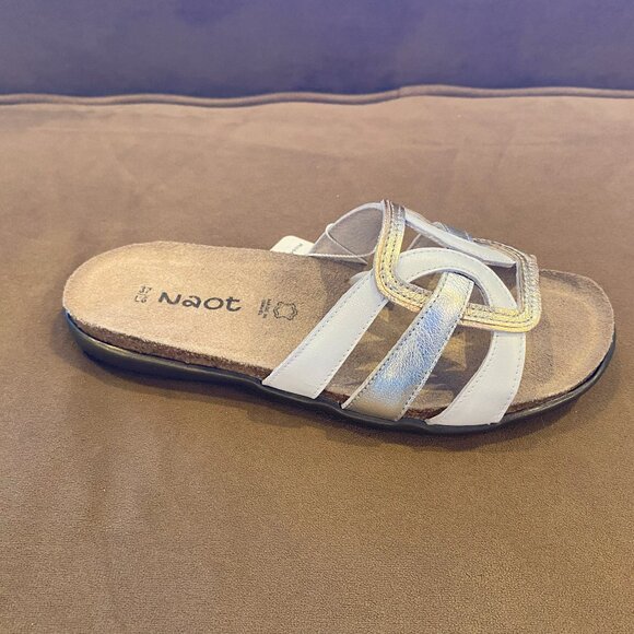 Naot | Shoes | Naot Liv White Silverrose Gold New W Box | Poshmark